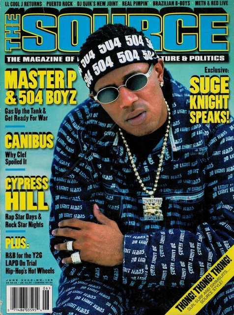 THE SOURCE MAGAZINE#129 June 2000 Master P & 504 Boyz, Suge Knight, Cypress Hill $55.00 ...