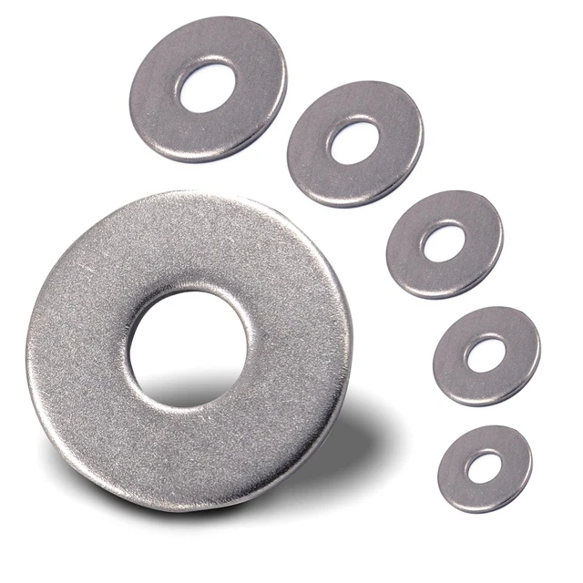 GROSSE UNTERLEGSCHEIBEN EDELSTAHL A2 V2A Beilagscheiben U-Scheiben DIN 9021 EUR 1,79 - PicClick DE