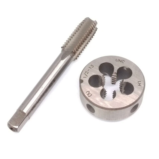 1PCS HSS 1/2-13 Unc-Tap Et 1PCS 1/2-13 UNC Die Main Gauche 87.1mm-Tap ...