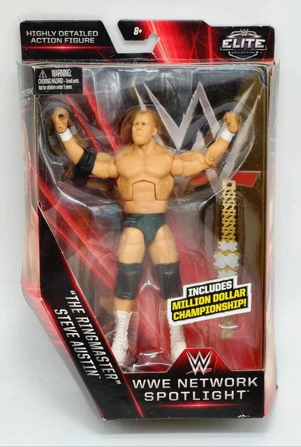 MATTEL WWE ELITE Steve Austin Network Spotlight The RingMaster Tru Exclusive EUR 27,26 - PicClick DE