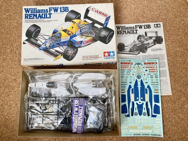 TAMIYA 1/20 WILLIAMS FW13B Renault Grand Prix Collection Model - Used £ ...