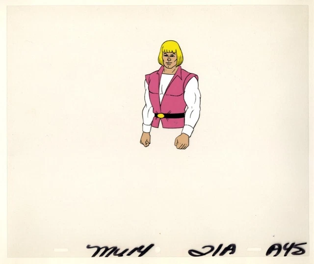 HE-MAN/SHE-RA MASTERS OF the Universe PRINCE ADAM animation cel EUR 5 ...