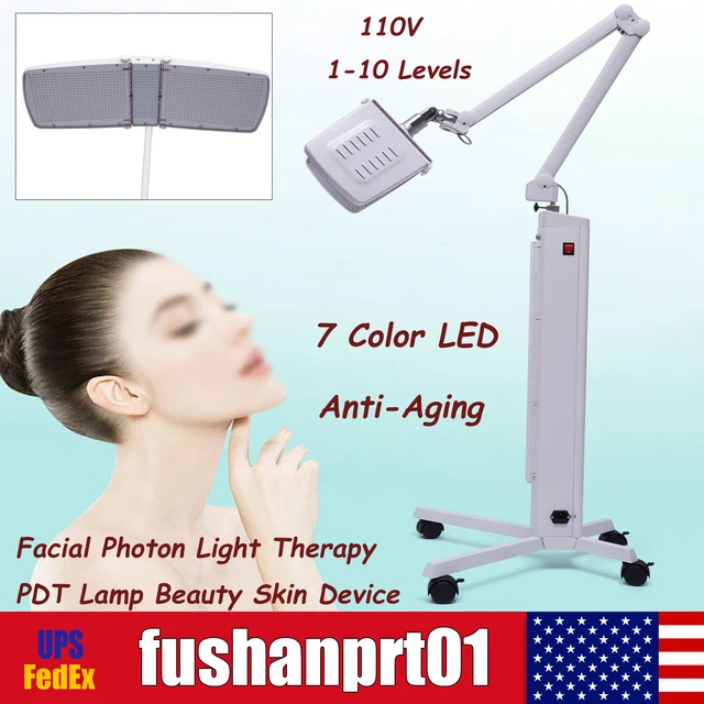 PROFESSIONAL 7-COLORS LED Photon Light Therapy PDT Lamp Treatment ...