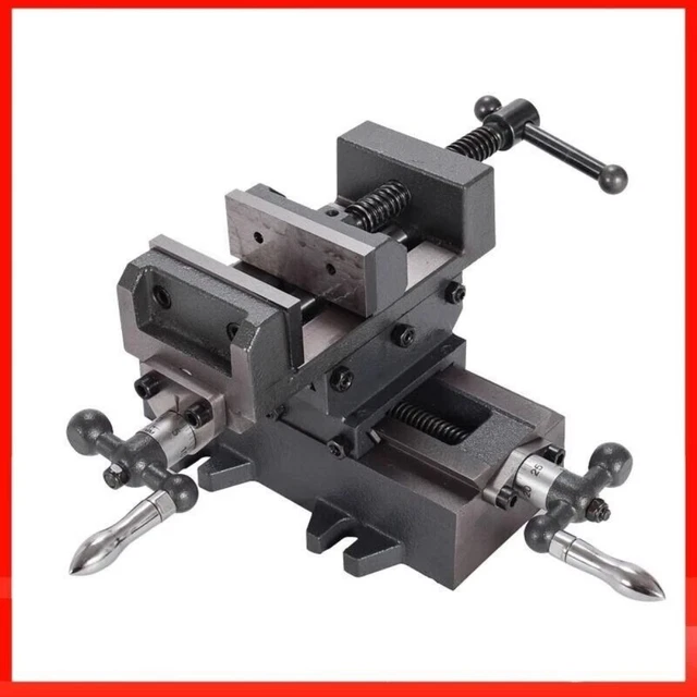 TWO-WAY MOVING VISE 4 Inch Heavy Duty Cross Vise Drilling And Milling ...