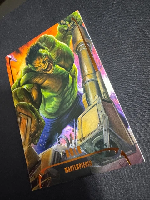 2024 MARVEL MASTERPIECES Nahuel Grego Hulk #84 - Legendary Orange /99 ...