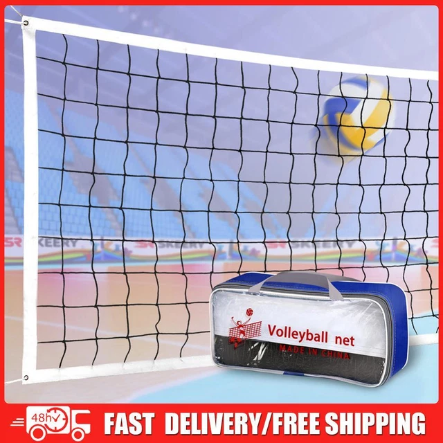 HEAVY DUTY VOLLEYBALL Net with Steel Cable Sports Outdoor Volleyball ...