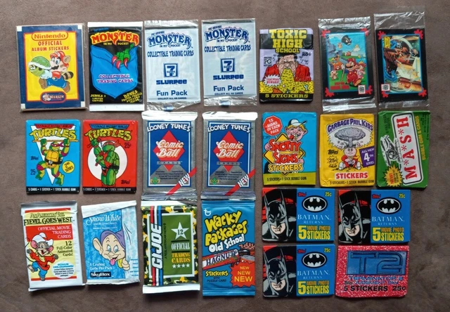 (22) X VARIOUS Trading Cards/Sticker Sealed Packs Lot ~ You Receive All ...