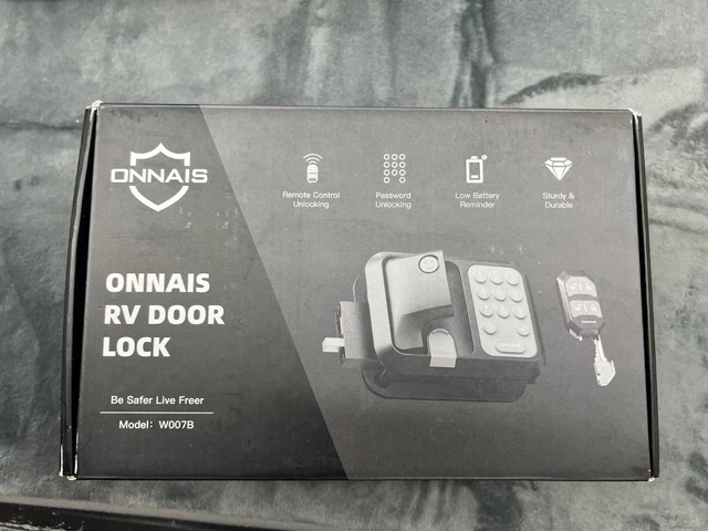 ONNAIS RV DOOR Lock Replacement – Full-Metal RV Keyless Entry Door Lock ...