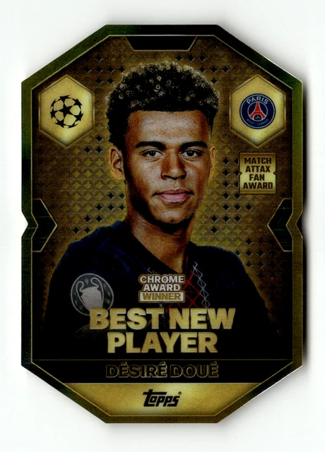 TOPPS MATCH ATTAX CL 2025-26 Numéro Env. 2 Desire Doué Best Neuf Lecteur Chrome EUR 13,60 ...
