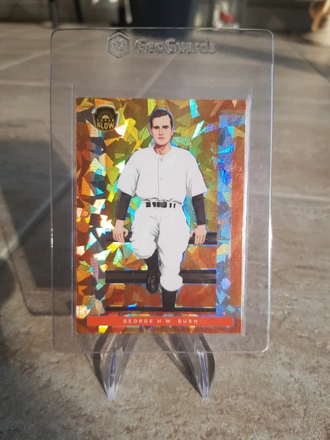 2021 SUPER GLOW Inaugural Orange GOLD George H.W. Bush #50 President ...