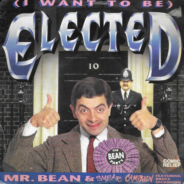 MR. BEAN & Smear Campaign (I Want To Be) Elected Comic Relief. UK 45 7 ...