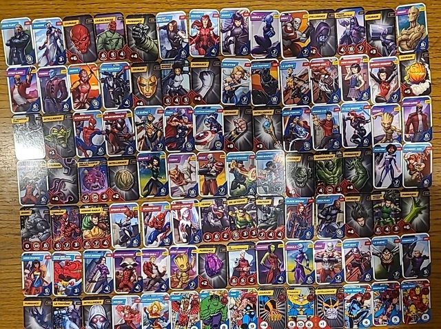 LOT 98 CARTES Marvel Album Defie Tes Héros Leclerc Collection 2023 EUR ...