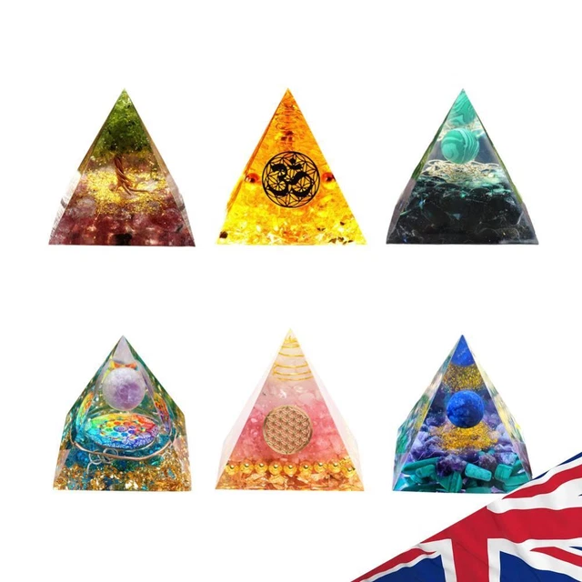 ORGONE PYRAMID ENERGY Generator Healing Crystal Pyramid for Positive ...