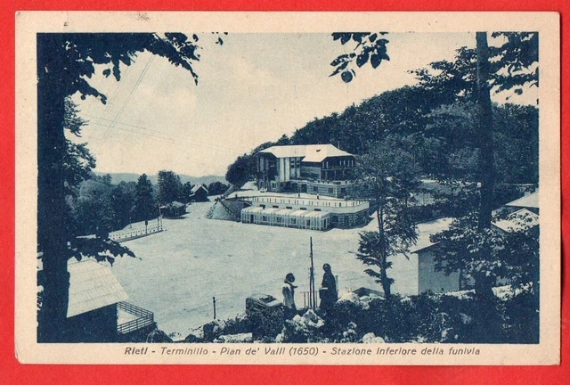 TERMINILLO - STAZIONE Inferiore Della Funivia-Pian De Valli - Rieti EUR ...