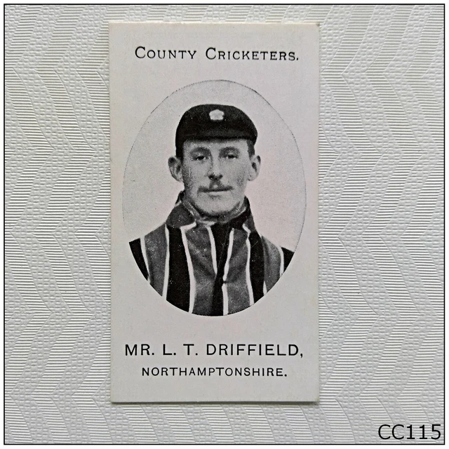 TADDY & CO County Cricketers Northamptonshire L Driffield Cigarette ...
