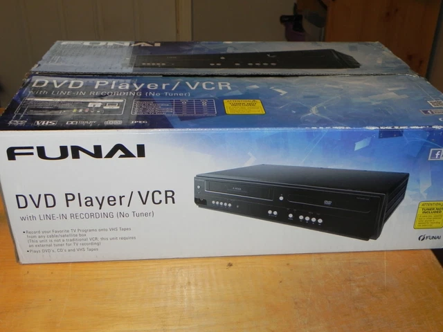 FUNAI DVD VCR Combo VHS CD DV220FX5 LINE-IN recording No Tuner 2015 ...
