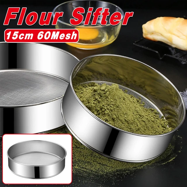 15CM PREMIUM STAINLESS Steel Fine Mesh Kitchen Sieve Strainer for ...