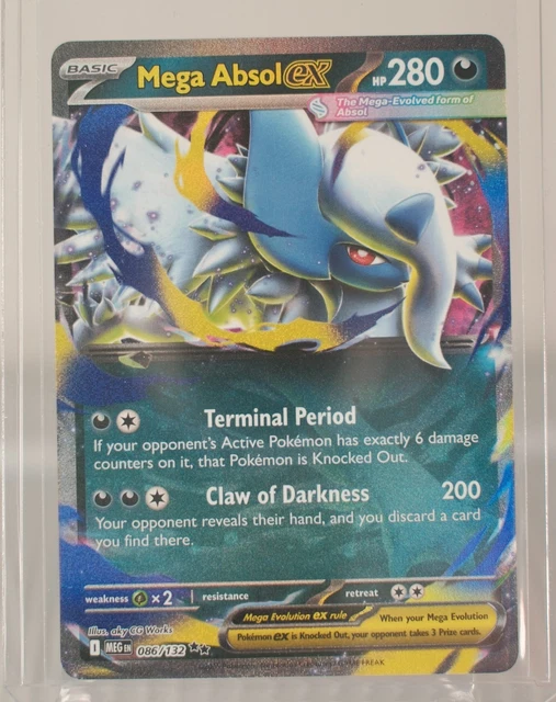 POKÉMON TCG - Mega Evolutions - Mega Absol EX - English - 086/132 - NM ...