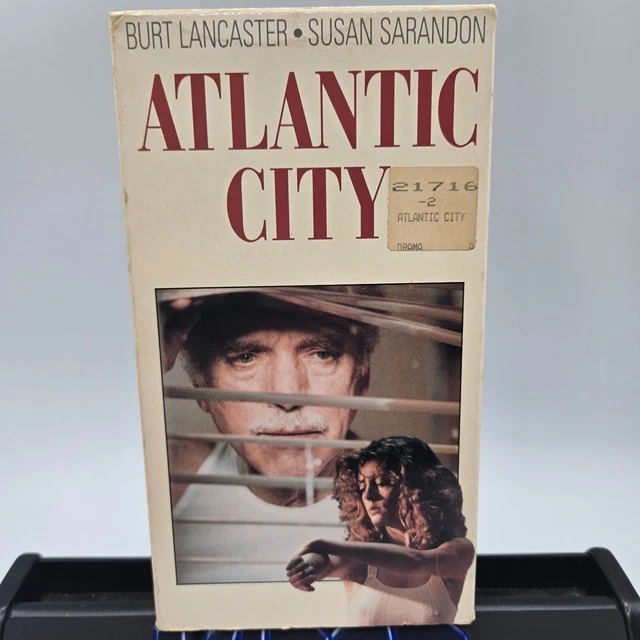 ATLANTIC CITY (VHS, 1992, Paramount) Burt Lancaster, Susan Sarandon, ex ...
