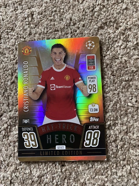 RONALDO MATCH ATTAX 2021/2022 edizione limitata #U2 Manchester United ...