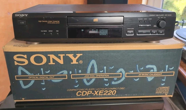 SONY CD PLAYER, Boxed, CDP-XE220, high density linear converter.J981 £49.99 - PicClick UK