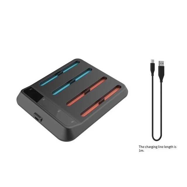 LED CHARGING DOCK for Switch2 Controllers with Integrated Stand Design ...