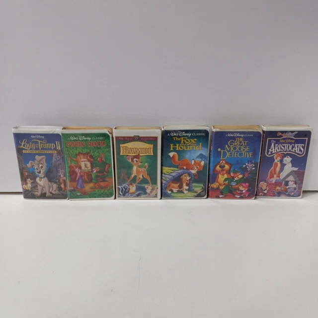 DISNEY VHS BUNDLE Set of 6 £7.64 - PicClick UK