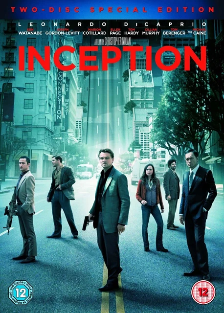 INCEPTION (DVD) CILLIAN Murphy Dileep Rao Elliot Page Joseph Gordon ...