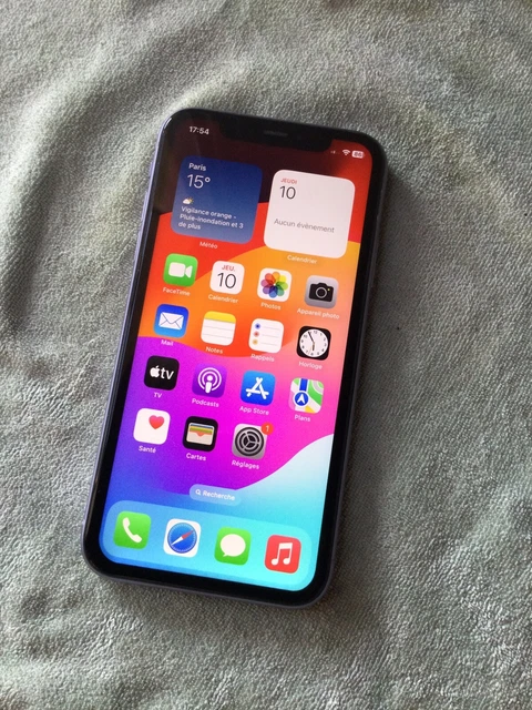 APPLE IPHONE 11 - 128Go - Violet (Désimlocké) A2221 (CDMA + GSM) EUR ...