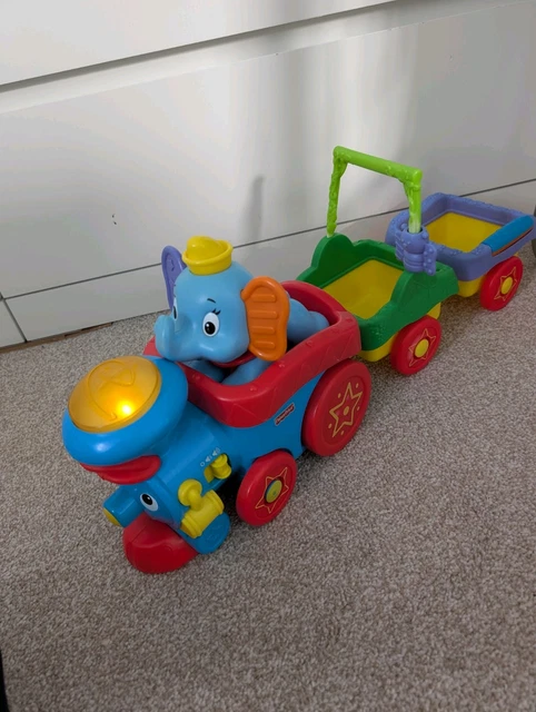 FISHER-PRICE AMAZING ANIMALS Disney Sing-along Choo Choo Train Dumbo £3 ...