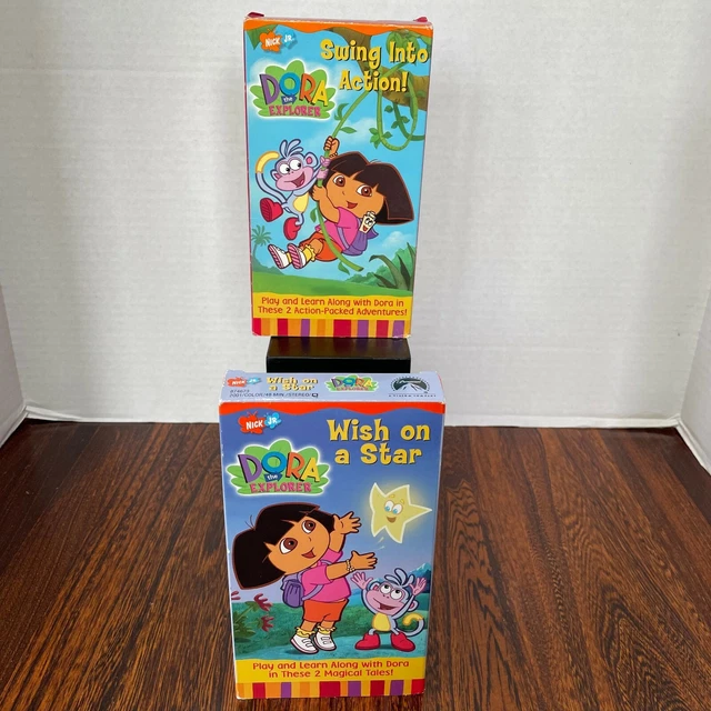 Lot Of 2 Dora The Explorer Vhs Tapes Swing Into Action And Wish Upon A Star Eur 1337 Picclick Fr