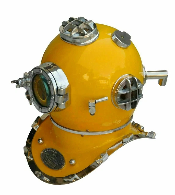 DIVING HELMET US Navy Mark V Deep Sea Marine Divers helmet Antique ...