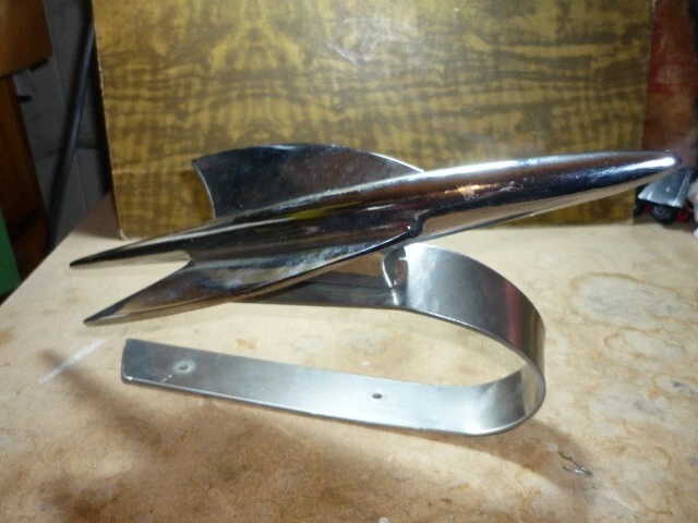 ANCIEN SIMCA CHAMBORD Versailles Insigne Capot Tole Socle 1950 Avion ...