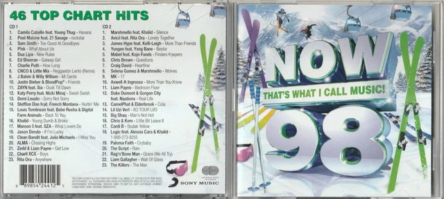 NOW THAT'S WHAT I CALL MUSIC 98 - 2 x CD Album (2015) *FREE UK POSTAGE ...
