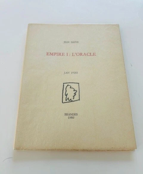 JEAN DAIVE - Empire I : L'Oracle, 1980 - EO - Jan VOSS - Exemplaire ...