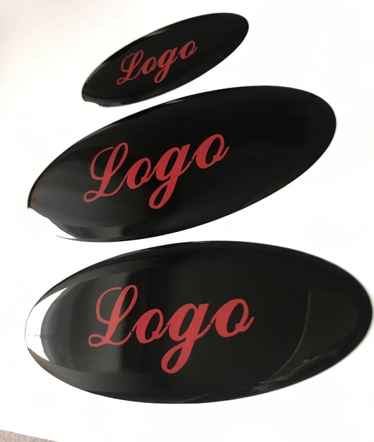 FORD FOCUS ST / RS MK2 Gel Badge Overlay Black / Red No Outer Ring £20. ...