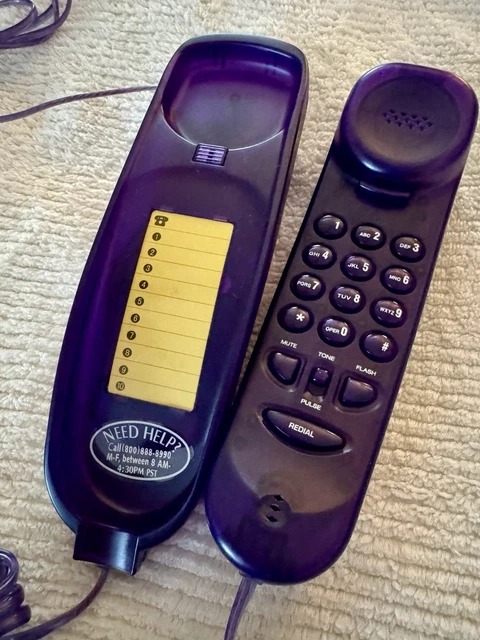 VINTAGE 1990S BELL Phone Translucent Purple TESTED! £19.63 - PicClick UK