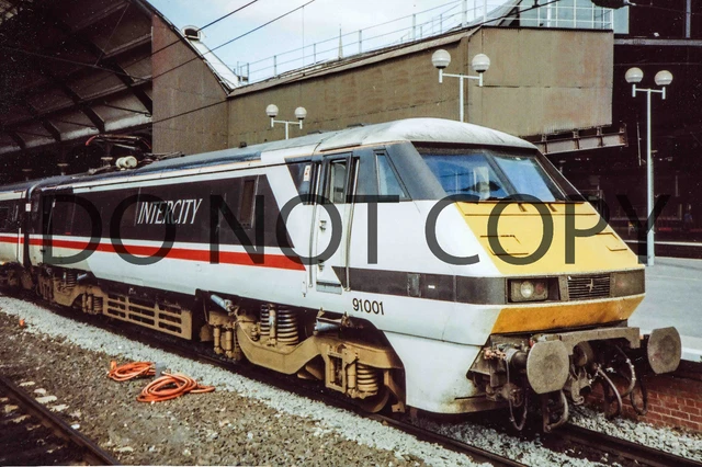 UK DIESEL TRAIN Railway Photograph Of Class 91 91001 Loco. Rm91-1 £1.65 ...