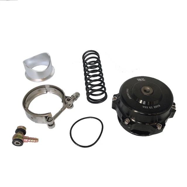 50MM BOV BLOW Off Valve Black Universal Flange Logo V-Band Q Typer With ...