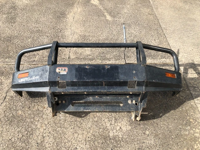 HOLDEN RA RODEO Bullbar Arb Black Steel Bull Bar 2003-09/2006 04 05 06 ...