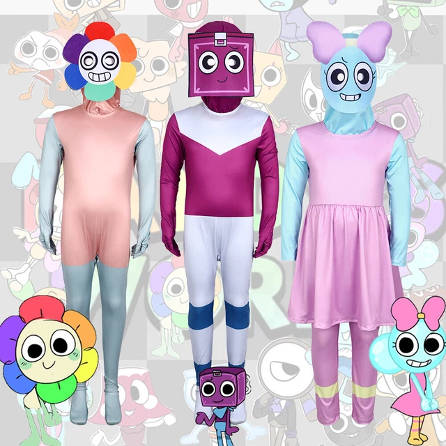 ADULTS KIDS DANDY'S world Cosplay Costume Role Playing Jumpsuit ...