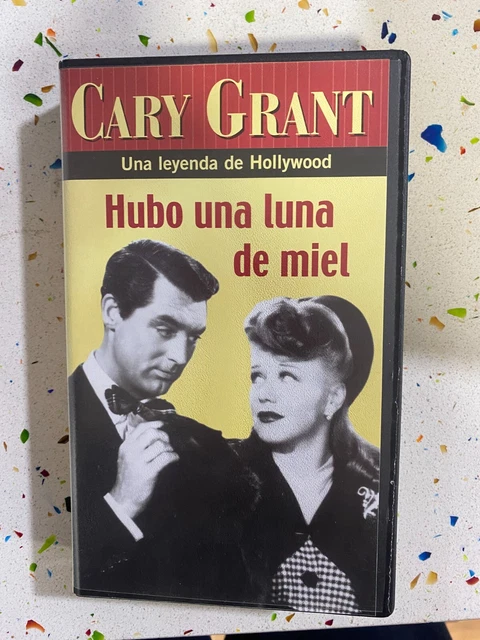 HUBO UNA MOON Of Honey Tape VHS Cary Grant Una Legend Of Hollywood £16. ...