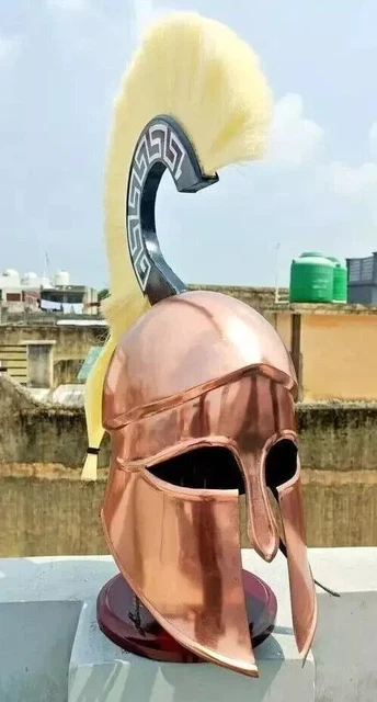 MEDIEVAL ROMAN CORINTHIAN Greek Knight Helmet 18GA SCA LARP Reenactment ...