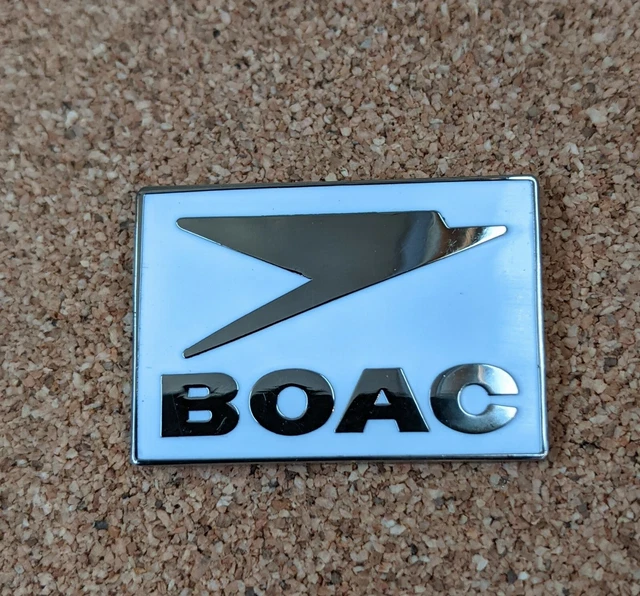 BOAC (BRITISH OVERSEAS Airways Corporation) Reproduction Crest Enamel ...