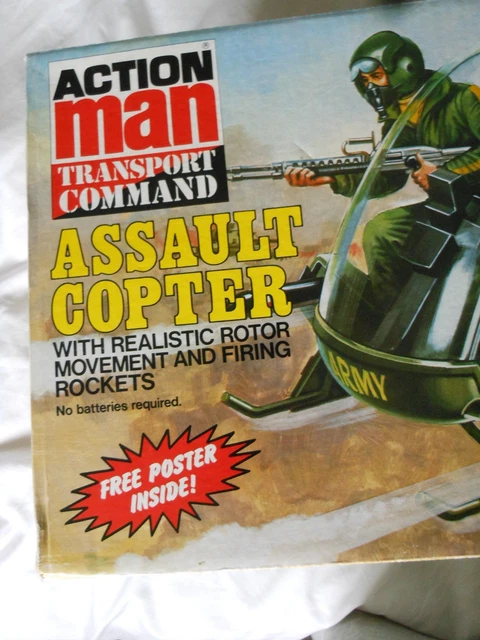 ACTION MAN ASSAULT Copter Never Been Out Of The Box £515.00 - PicClick UK