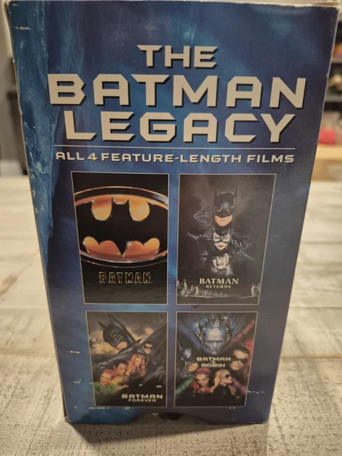 THE BATMAN LEGACY Box Set 4 Tapes, 2 Unopened (VHS, 1997) £64.97 ...