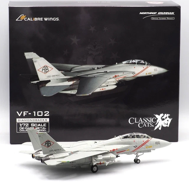 GRUMMAN F14A TOMCAT US Navy VF-102 Diamondbacks Calibre Wings 1:72 CA721416 EUR 179,99 - PicClick IT