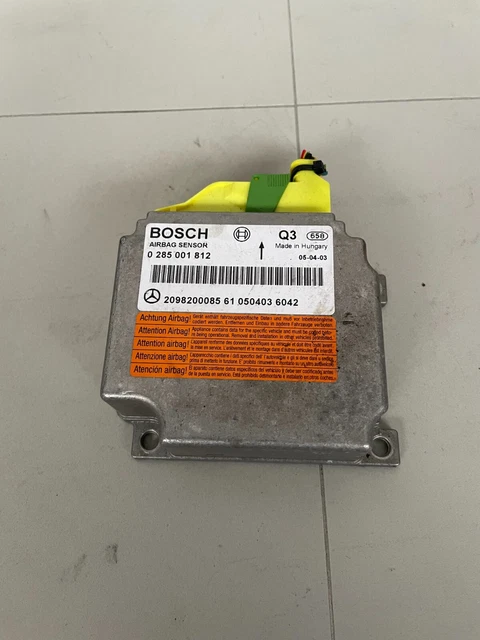 MERCEDES CLK W209 W203 Airbagsteuergerät Airbag Sensor Airbagsensor ...