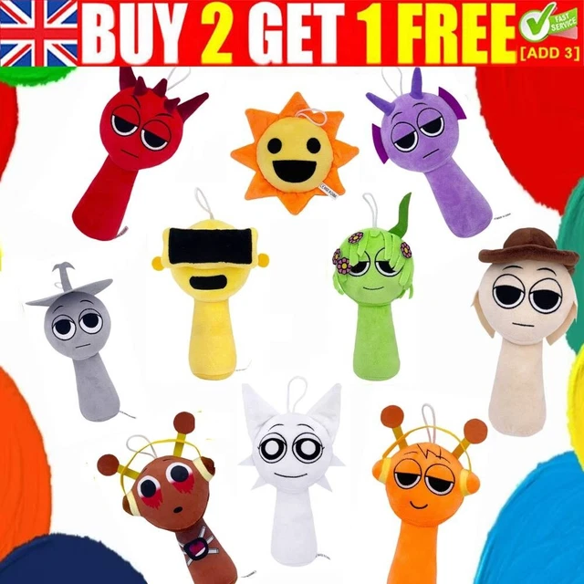 SPRUNKI PLUSH TOY Simon Oren Winda Sprunki Character Doll Plush Toy ...