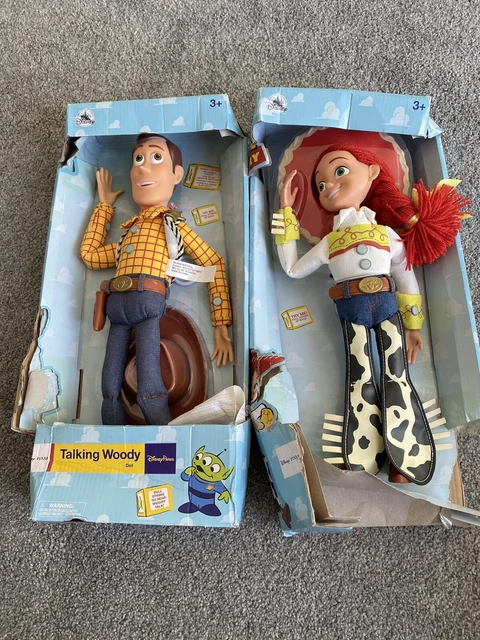 DISNEY'S TOY STORY Figure (Pull-String Talking Woody And Jessie - 1995 ...